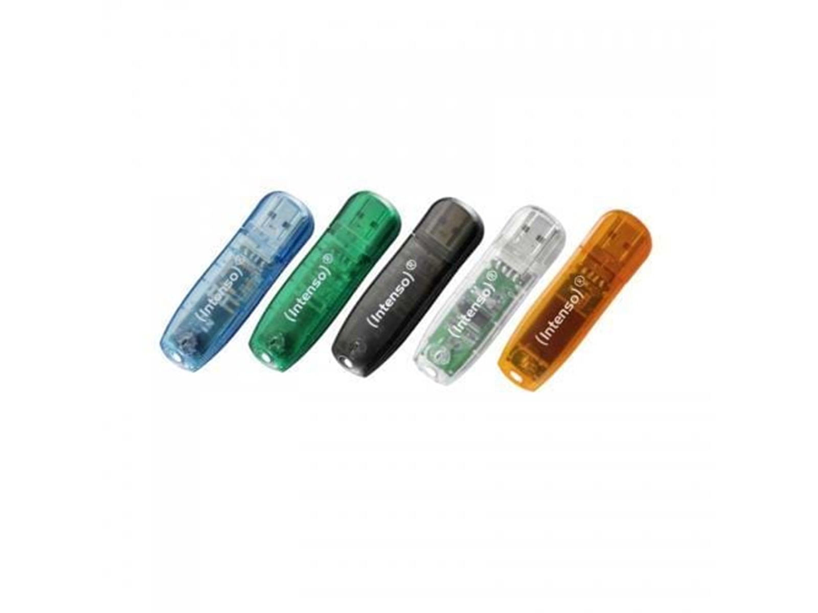 Intenso Rainbow Line USB Drive - Blå - 4GB - USB Stick | Billig