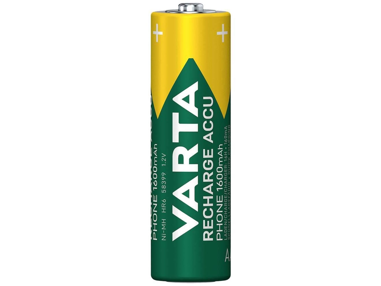 VARTA Rechargeable Accu Phone - 2 x AA - 1600 mAh | Billig