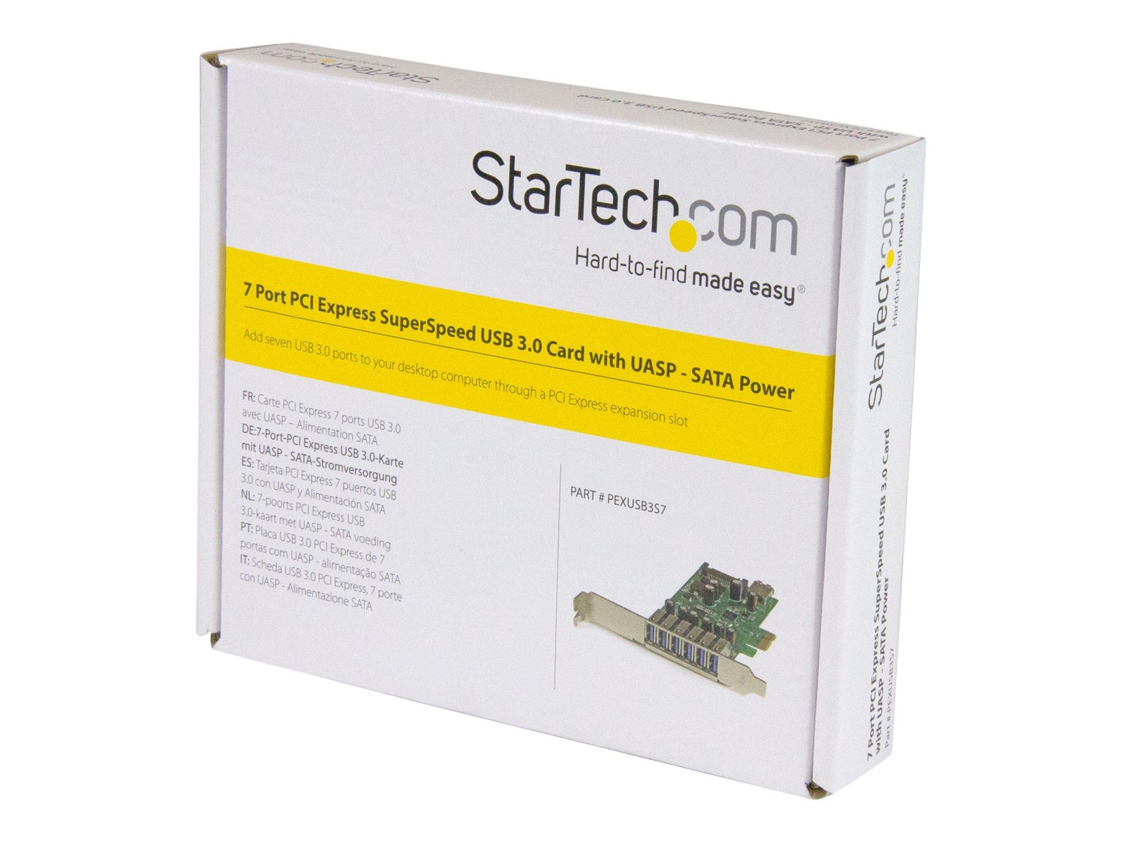 StarTech.com 7-Port PCI Express USB 3.0 card | Billig