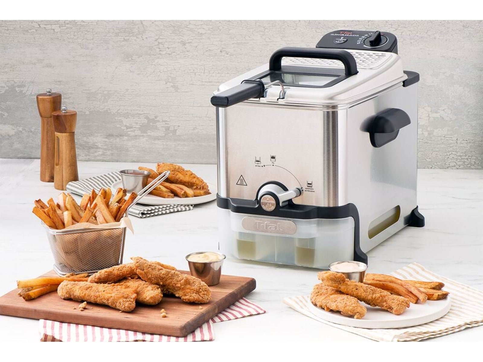 Tefal Deep Fryer Oleoclean Compact | På lager | Billig