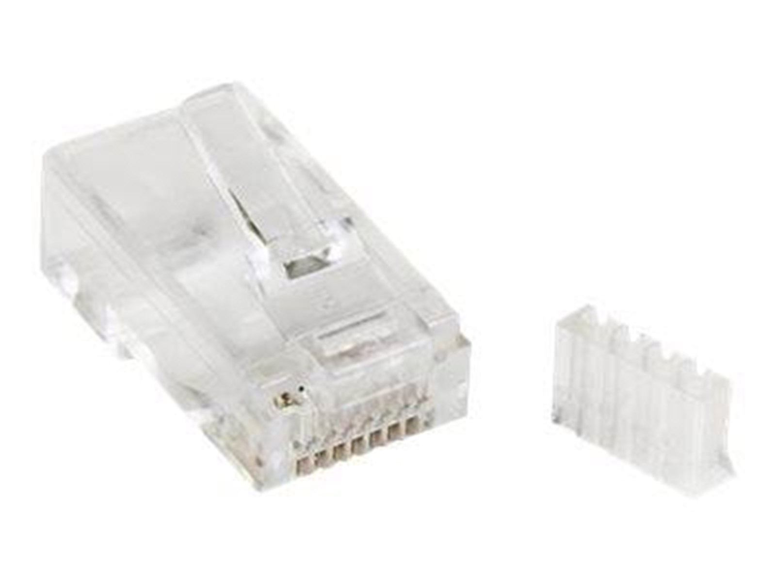 StarTech.com Cat 6 RJ45 Modular Plug for Solid Wire - transparent ...