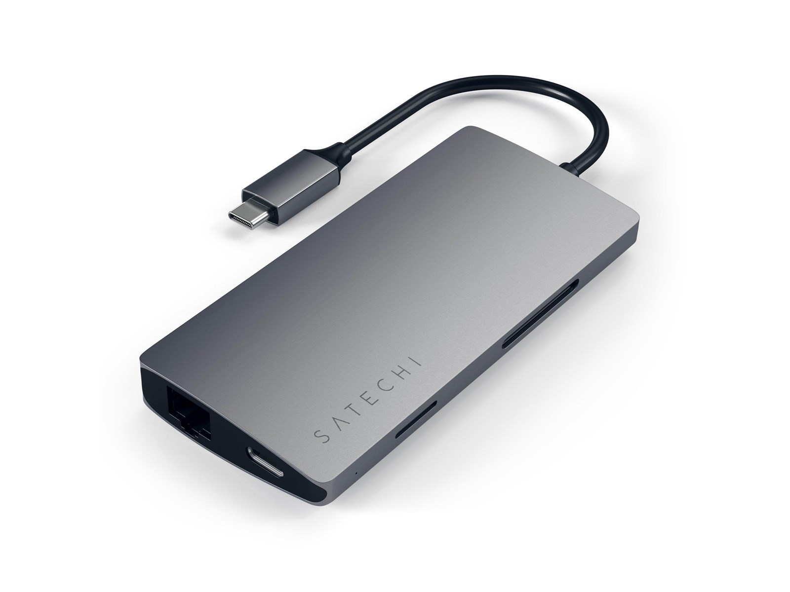 Satechi Aluminum Multi-Port Adapter V2 - USB-C - 3-Port USB-A - 1× HDMI ...