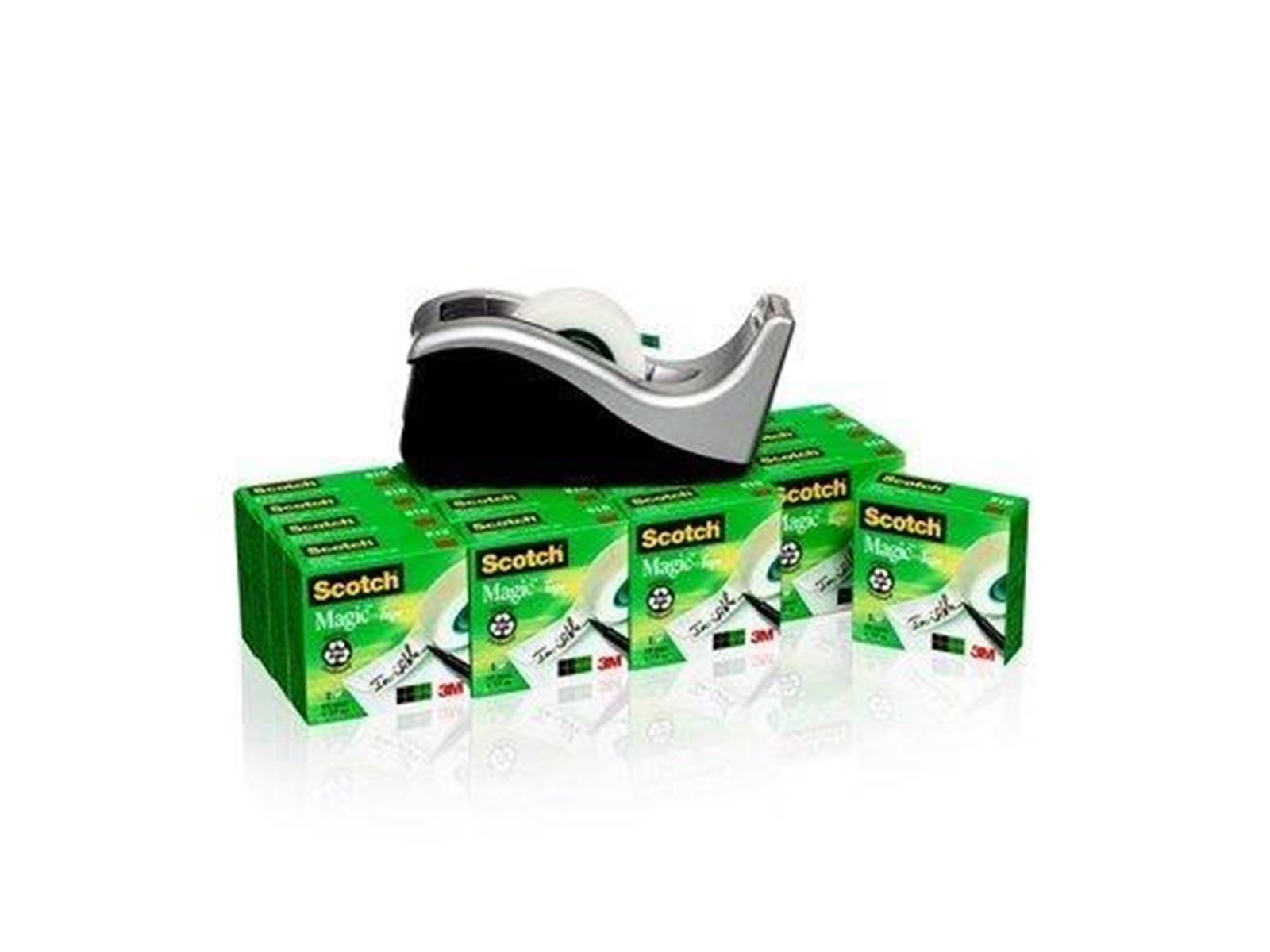 3M Table Dispenser C60 +16 pcs.19mmx33m black | På lager | Billig