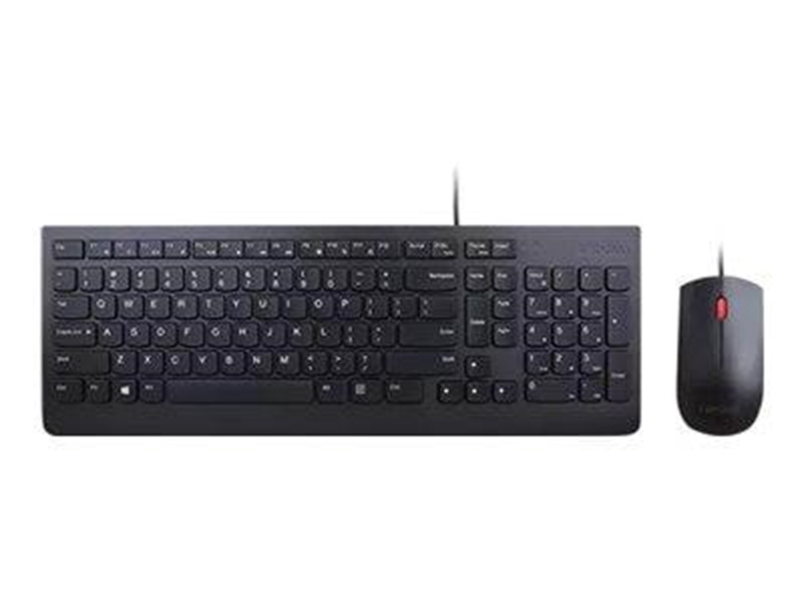 Lenovo Essential Wired Combo - keyboard and mouse set - French ...