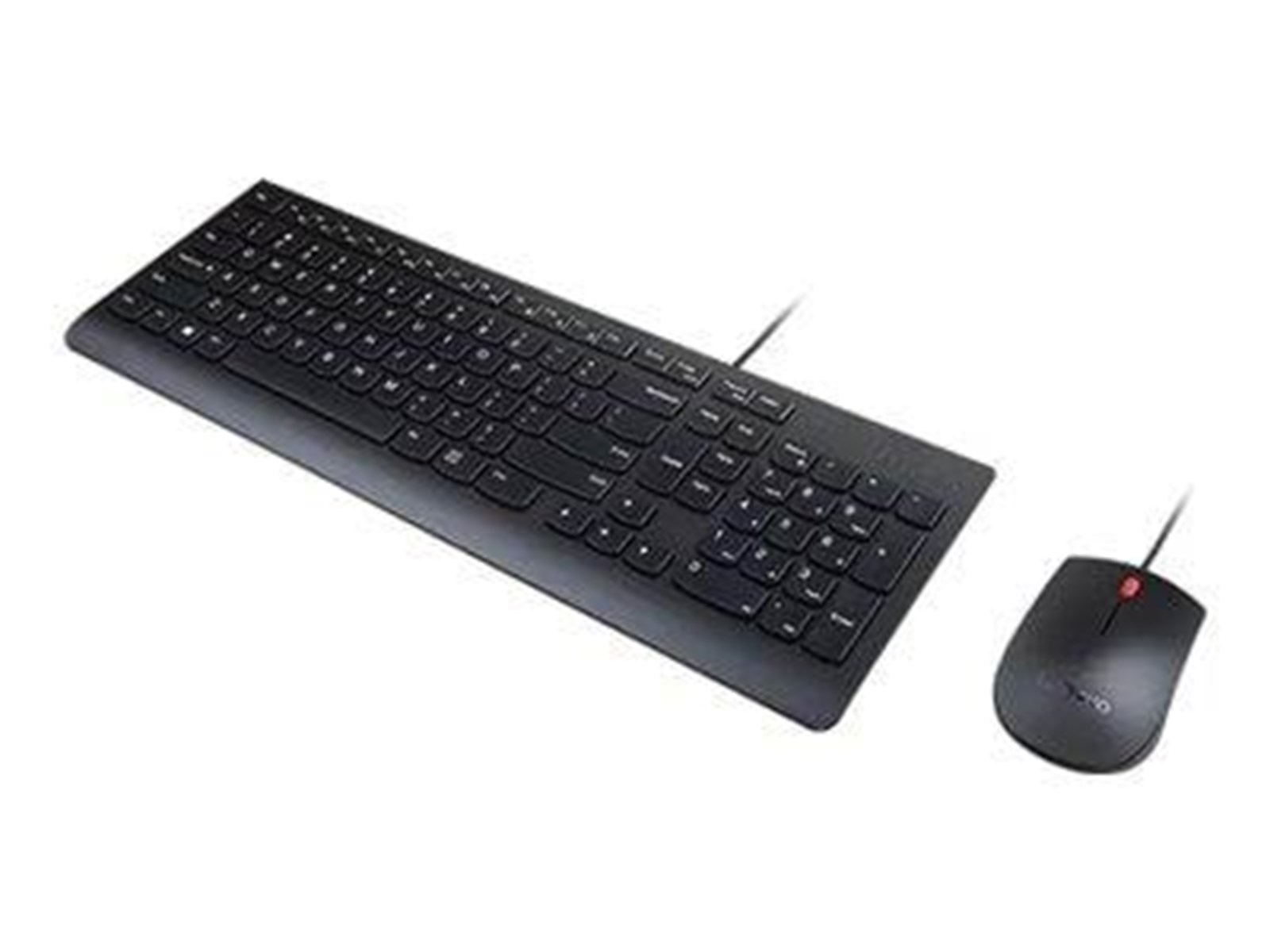 Lenovo Essential Wired Combo - keyboard and mouse set - French ...