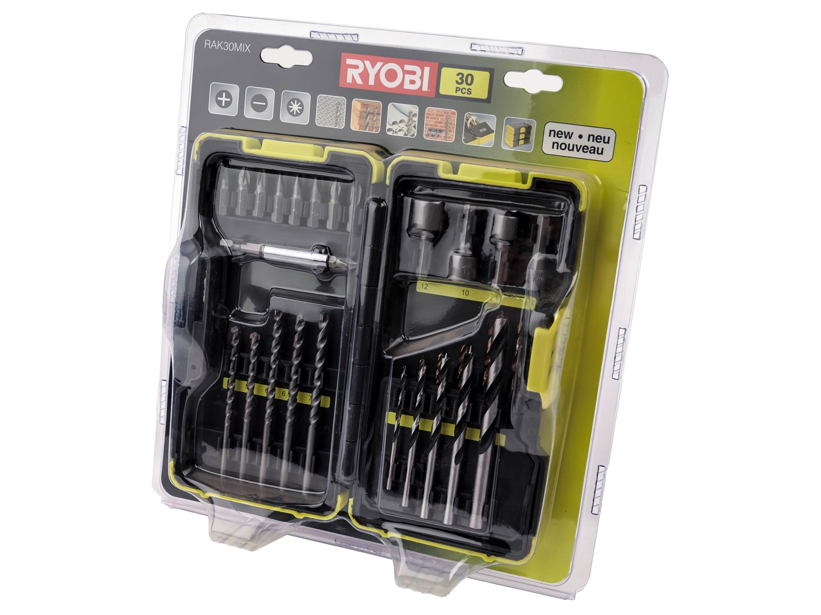 Ryobi RAK30MIX - screwdriver and drill bit set | Billig