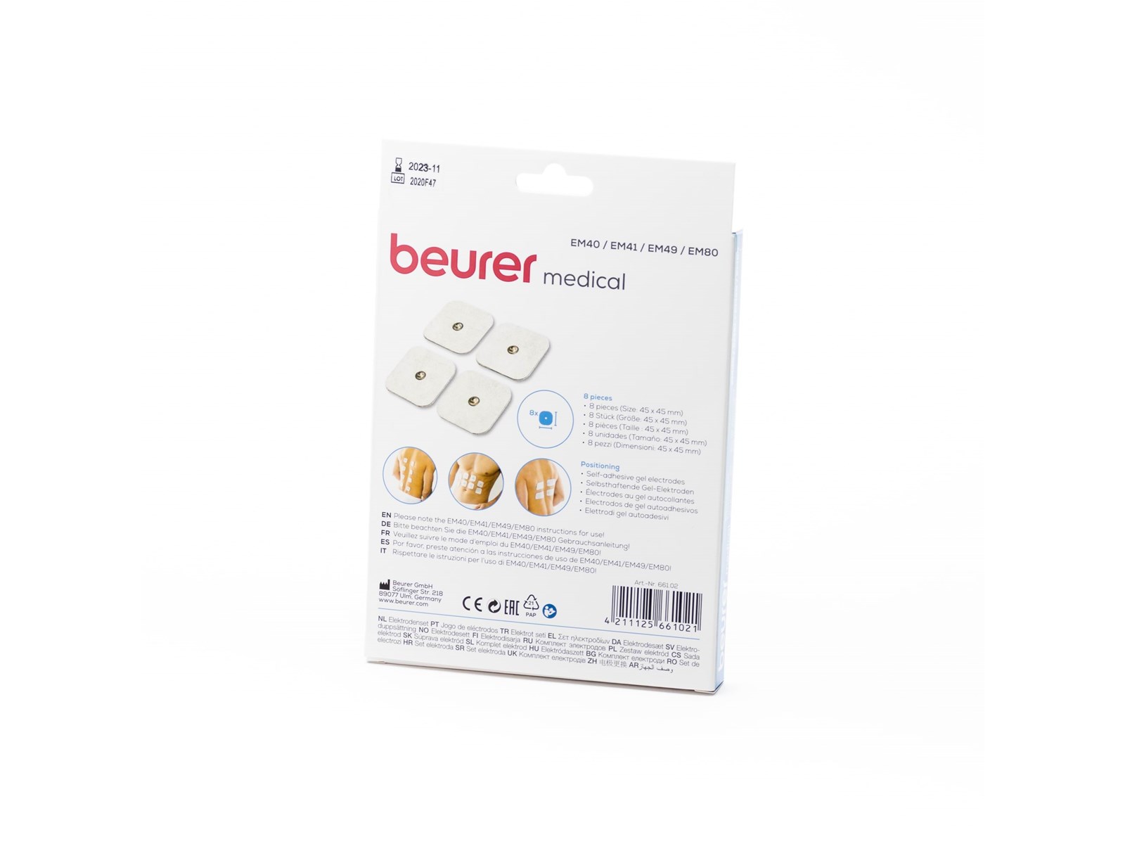 Beurer Electrode set small - electrode | På lager | Billig