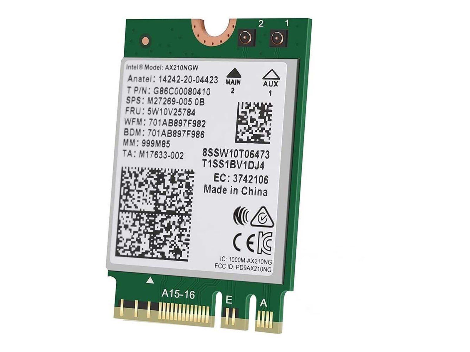 Intel Ax210 Wi Fi 6e 2x2 R2 Bt 53 M2 2230 With Vpro På Lager 6786