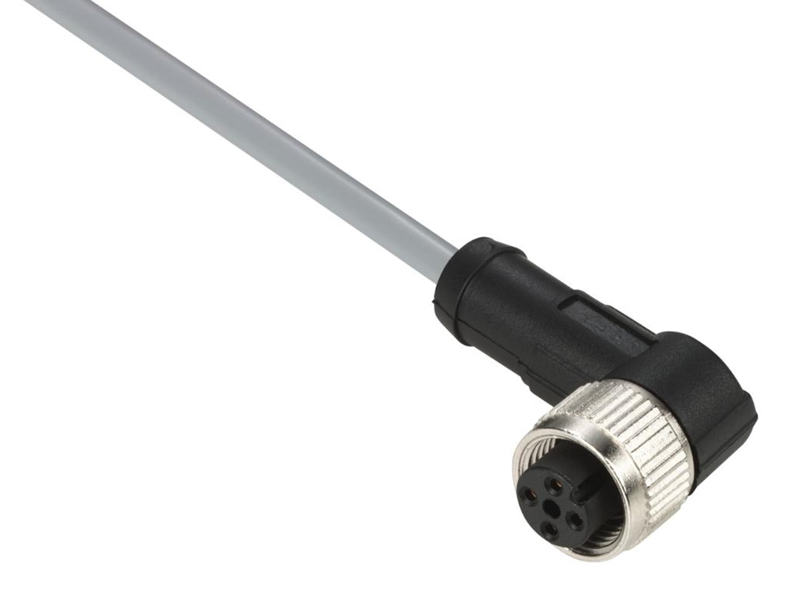TELEMECANIQUE SENSORS Følerkabel pvc m12 4-pin hun vinklet 2 meter ...
