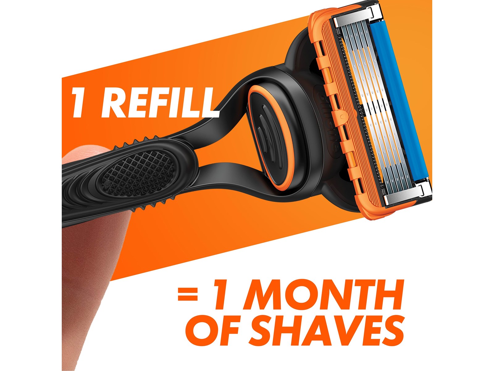Gillette Fusion5 Razor Handle + 2 blades | På lager | Billig