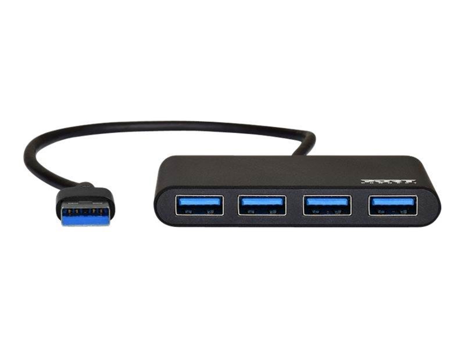 PORT Designs PORT Connect USB hub - USB 3.2 - 4 ports - Grå | Billig