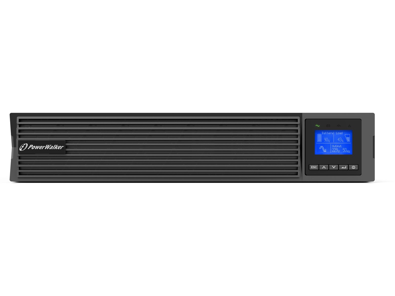 BlueWalker 10122198 - PowerWalker VFI ICR IoT - 2000VA/2000W - On-Line UPS