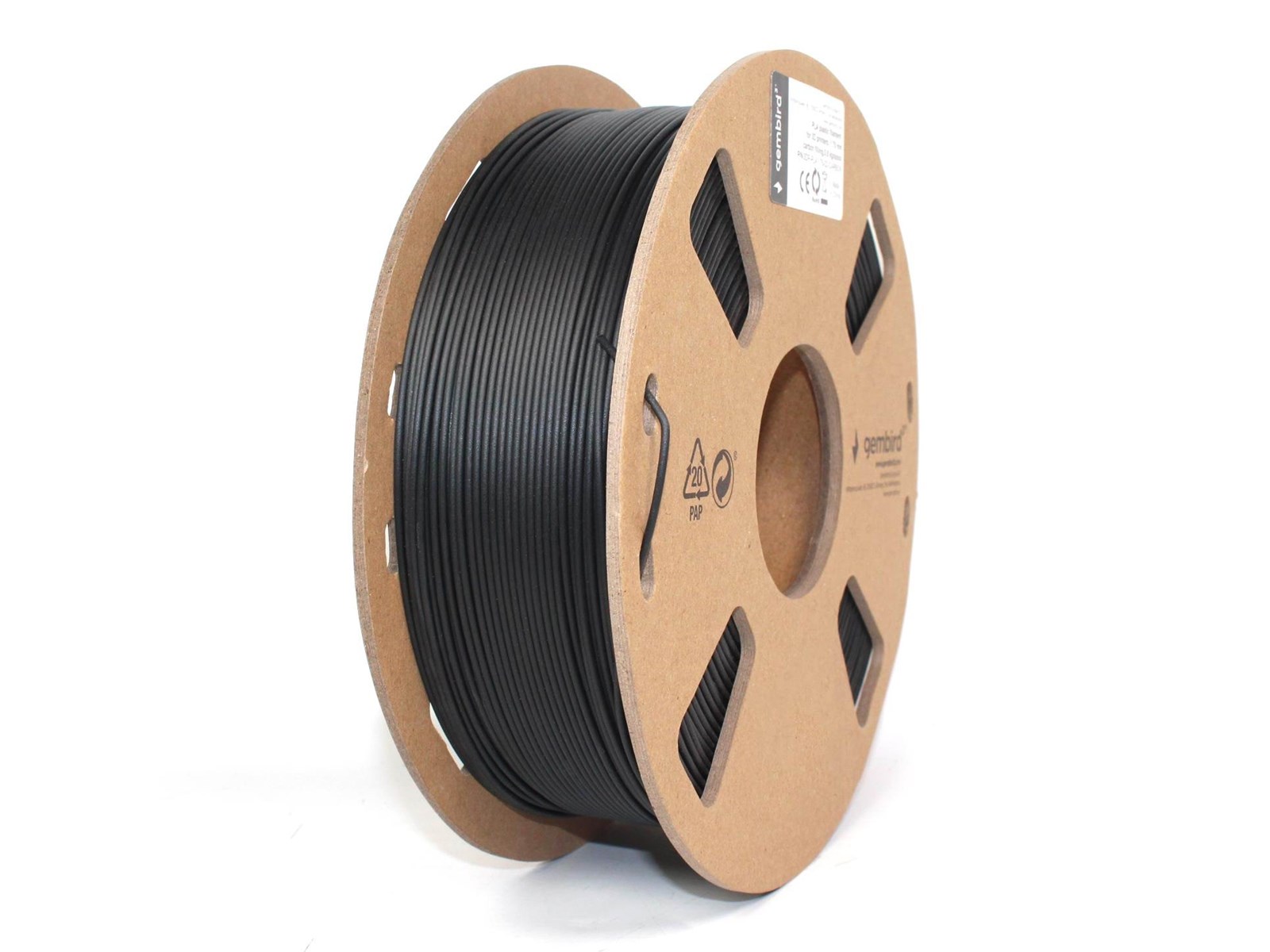 Gembird PLA filament cartridge filament - Kulsort - 1.75mm ø - 800 g