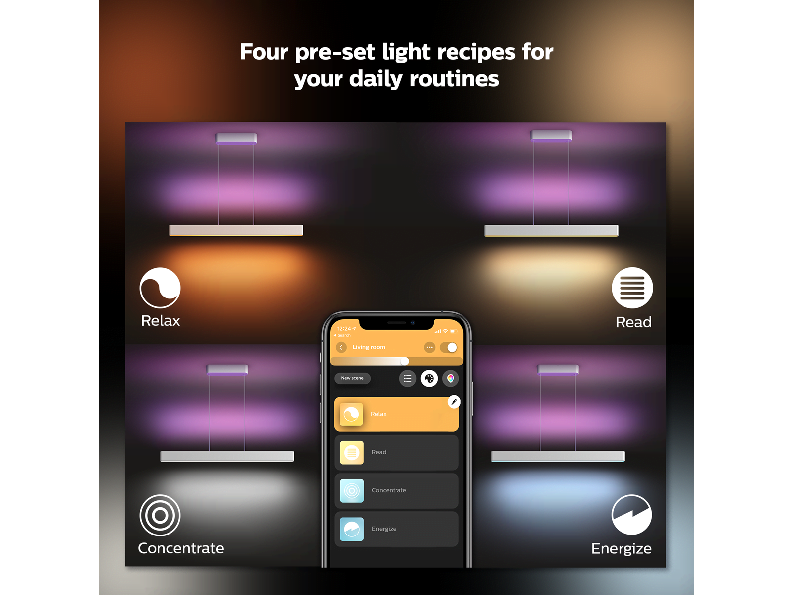 Philips Hue Ensis pendel (hvid) White and color ambiance *DEMO*