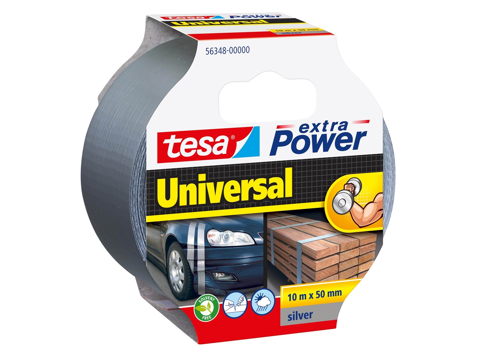 tesa Duct Tape Extra Power Universal 10m x 50mm Grey | Billig