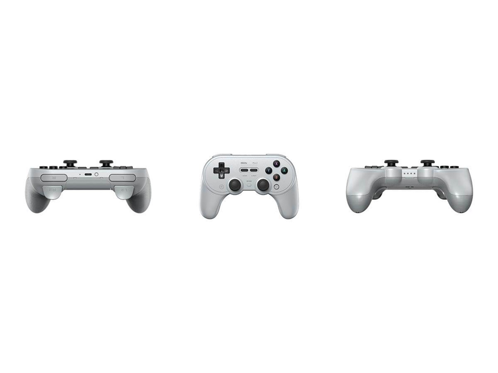 8BitDo Pro2 Wired Gamepad for Switch and Windows - Grey - Wired ...