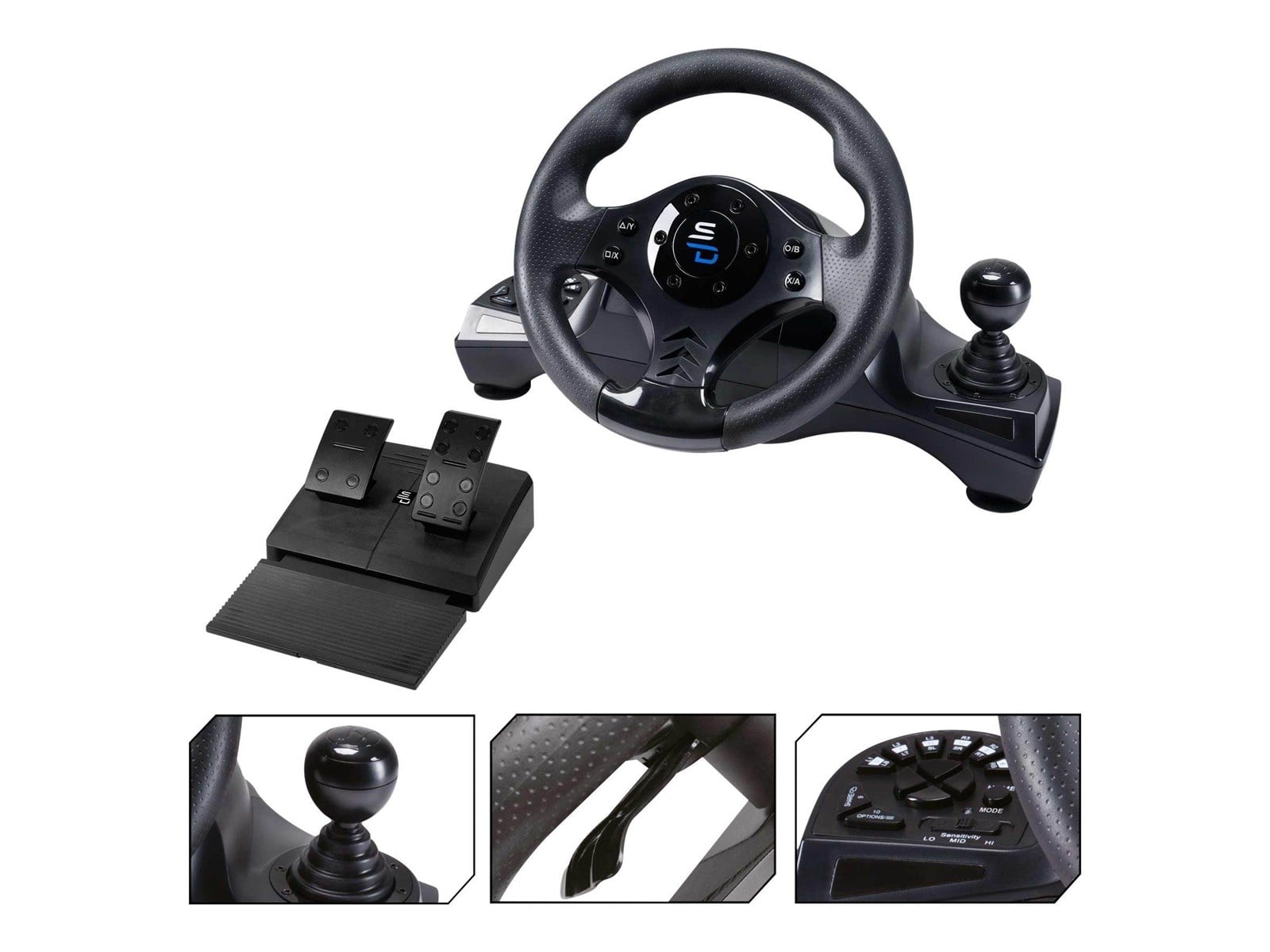 Subsonic Superdrive GS 750 Steering Wheel - Wired Steering wheel ...