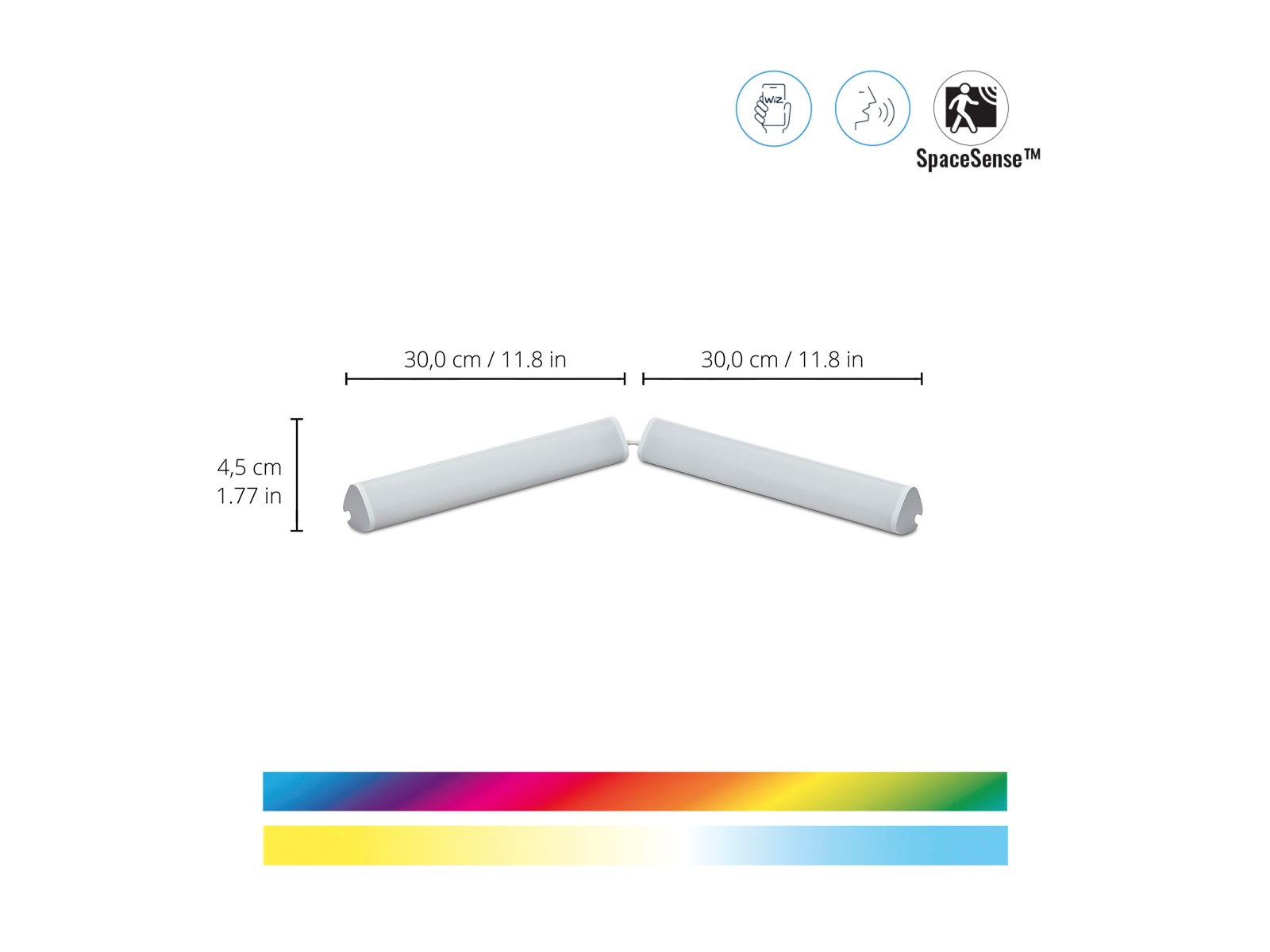 WiZ Smart Bar Linear Light, Justerbar hvidt & farvet lys | På lager