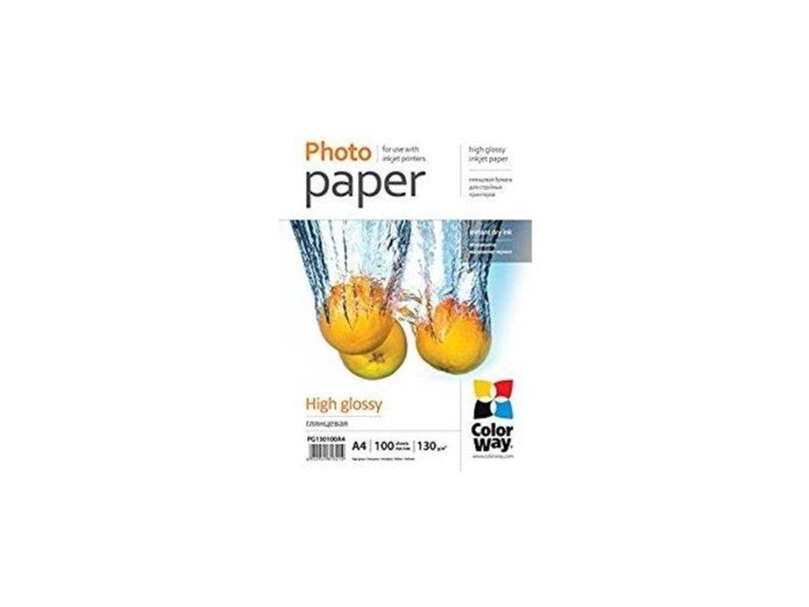 ColorWay - photo paper - high-glossy - 50 sheet(s) - 100 x 150 mm - 180 ...