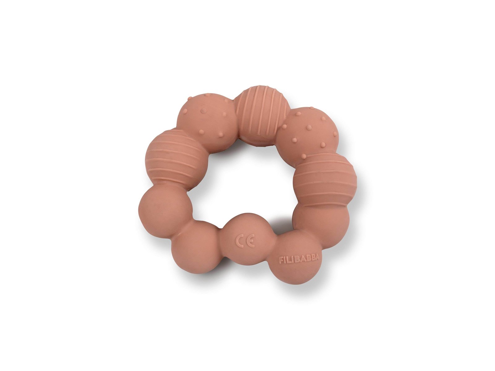 Filibabba Teether - Lily the larva Peach | På lager | Billig