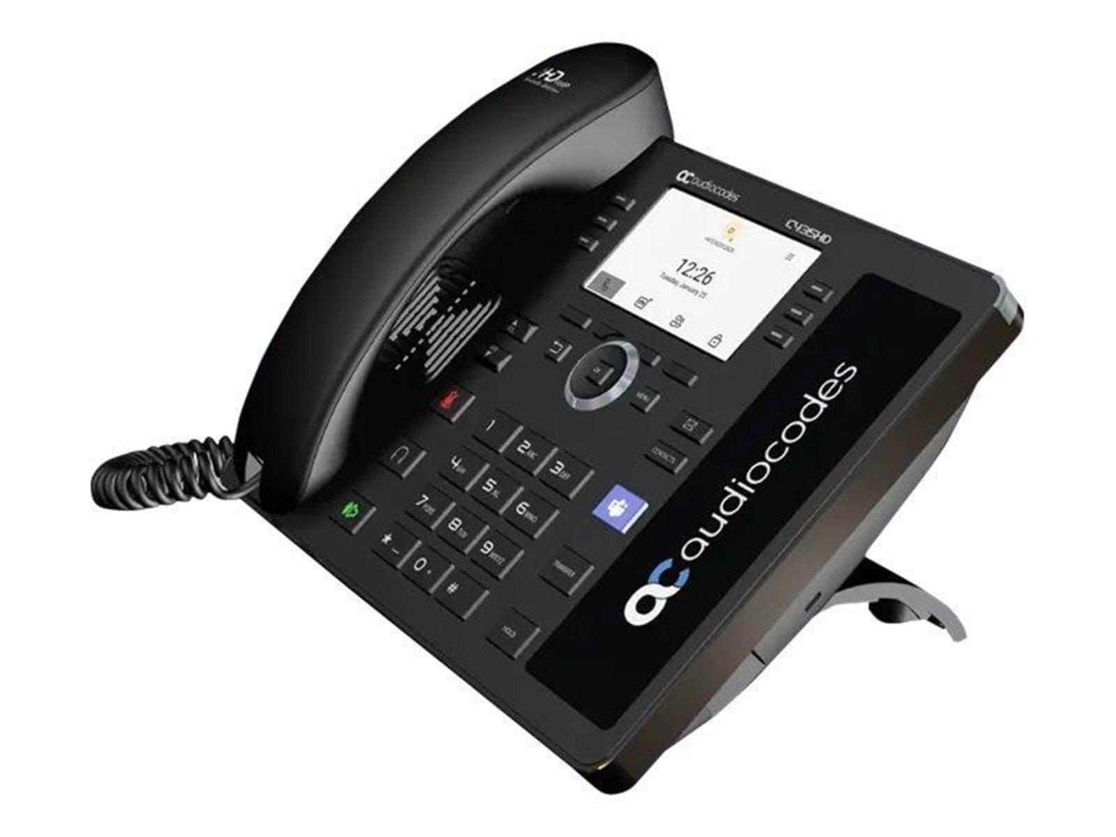 AudioCodes C435HD VoIP-telefon med opkalds-ID, RTCP, RTP, SRTP