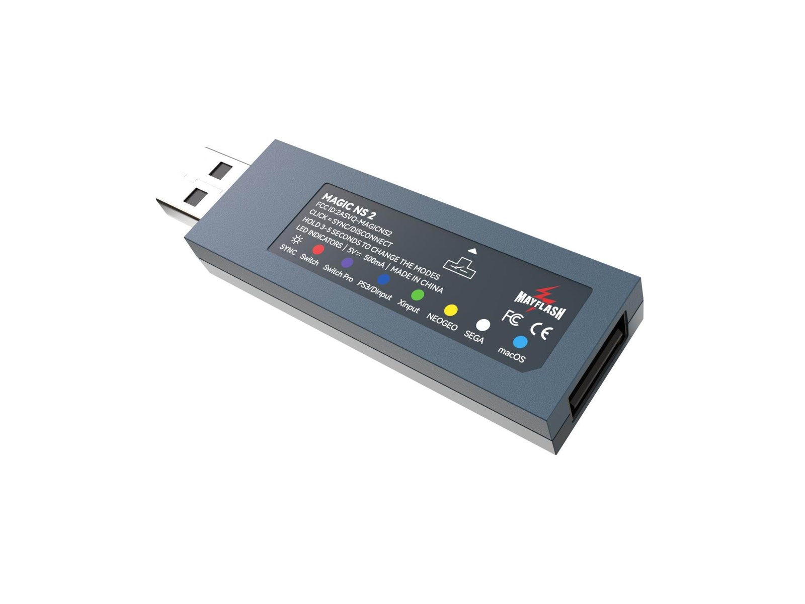 Mayflash MAGIC NS 2 Wireless Bluetooth Controller USB Adapter - Wired ...