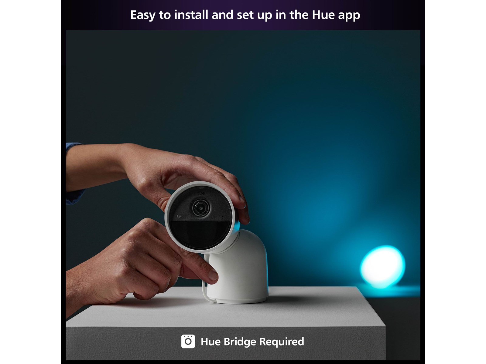 Philips Hue Secure Camera Wired Desktop White | På lager | Billig