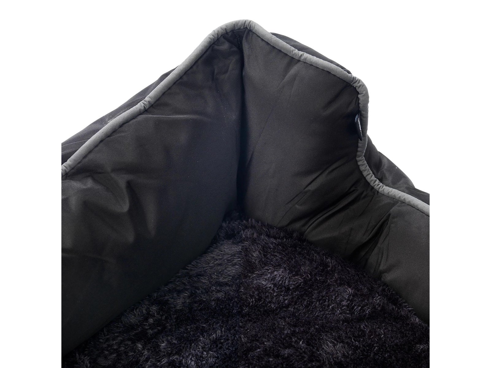Dogman Bed Buddy Rectangular L Black 70x60x21cm | Billig
