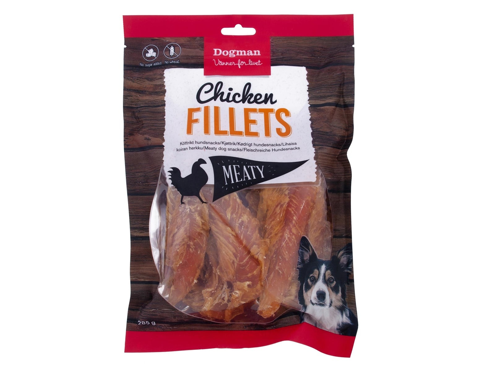 Dogman Meaty Chicken Fillets Dog Treats 285g | Billig