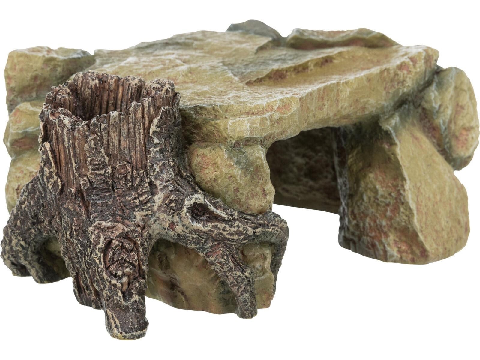 Trixie Rock Plateau with Tree Stump TRIXIE 8847 Brun 1 stk | Billig