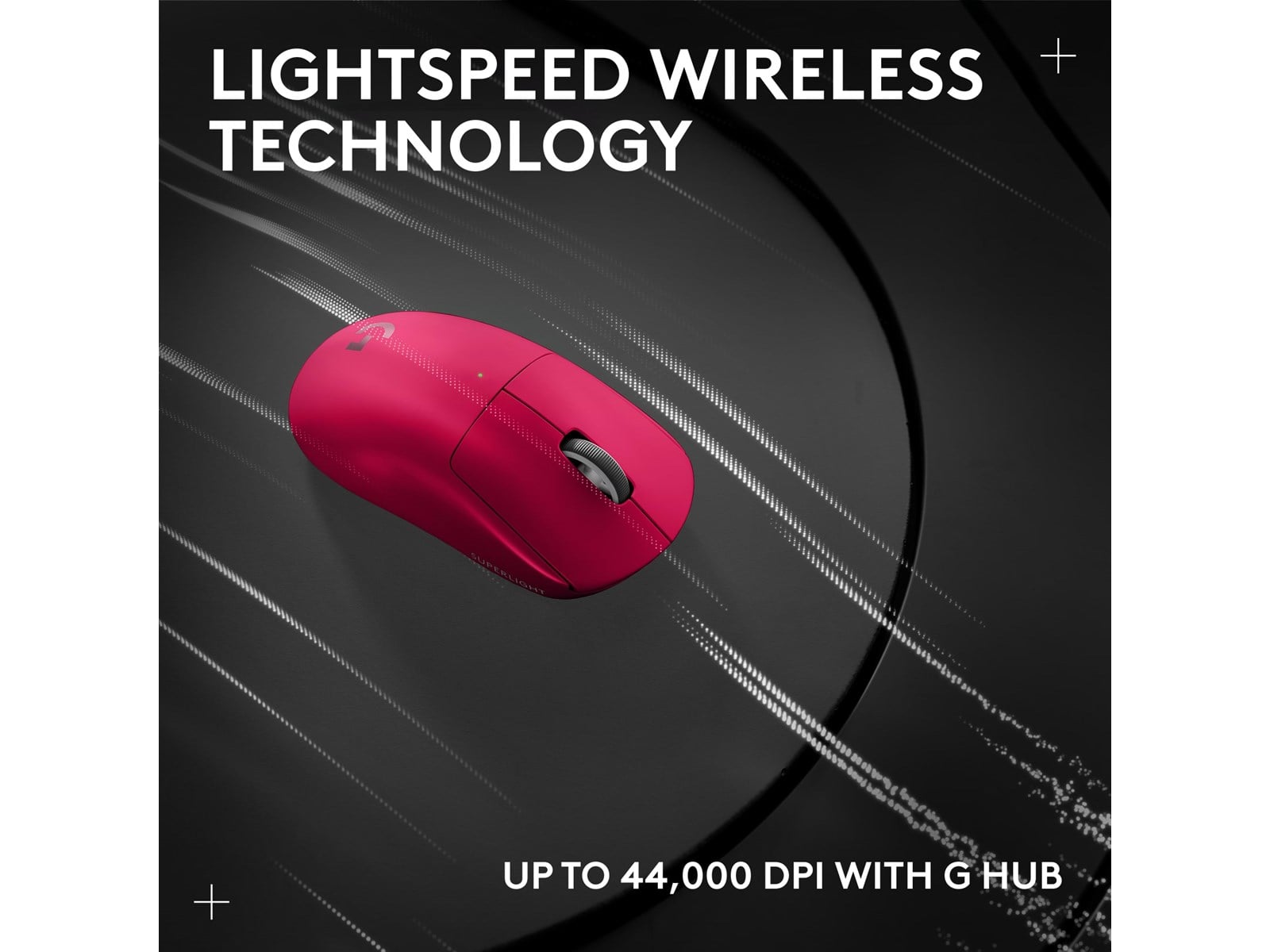 Logitech G PRO X SUPERLIGHT 2 - Gaming Mus - Optisk - 5 knapper - Magenta