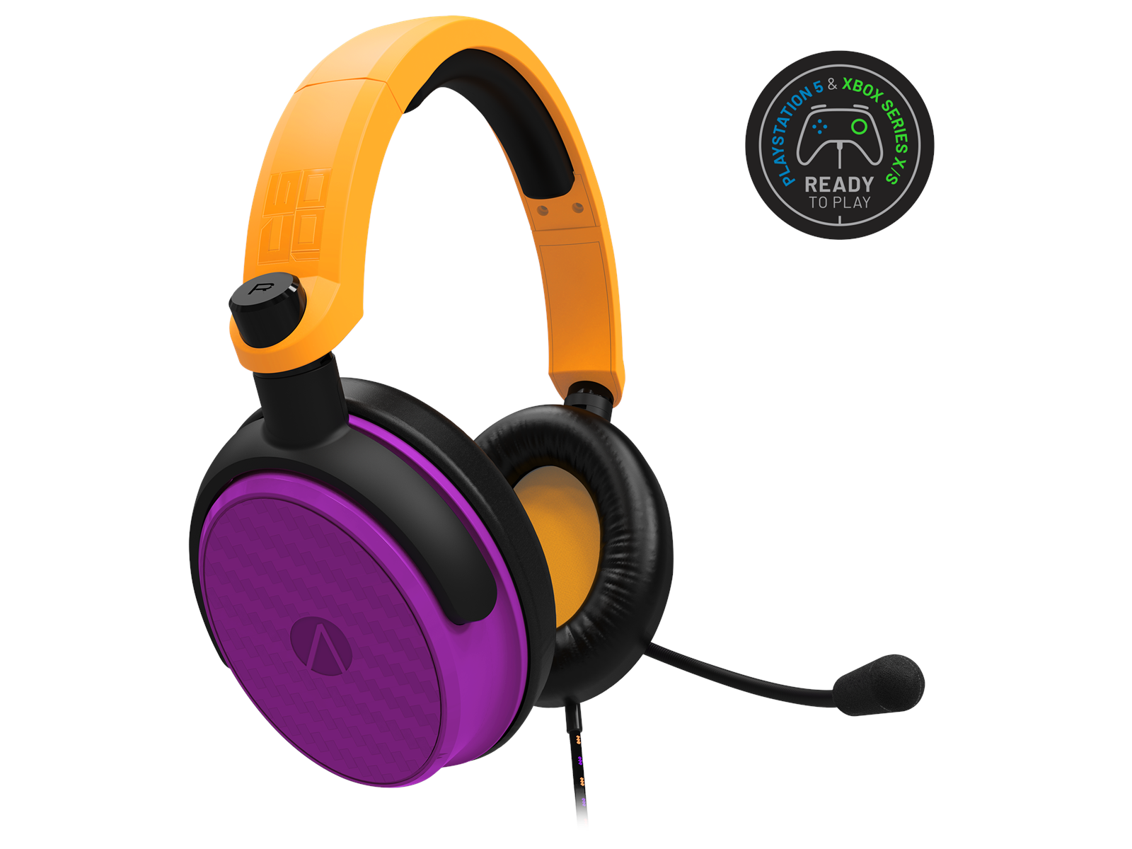 STEALTH C6-100 Gaming Headset (Multi Format) - Neon Orange/Purple