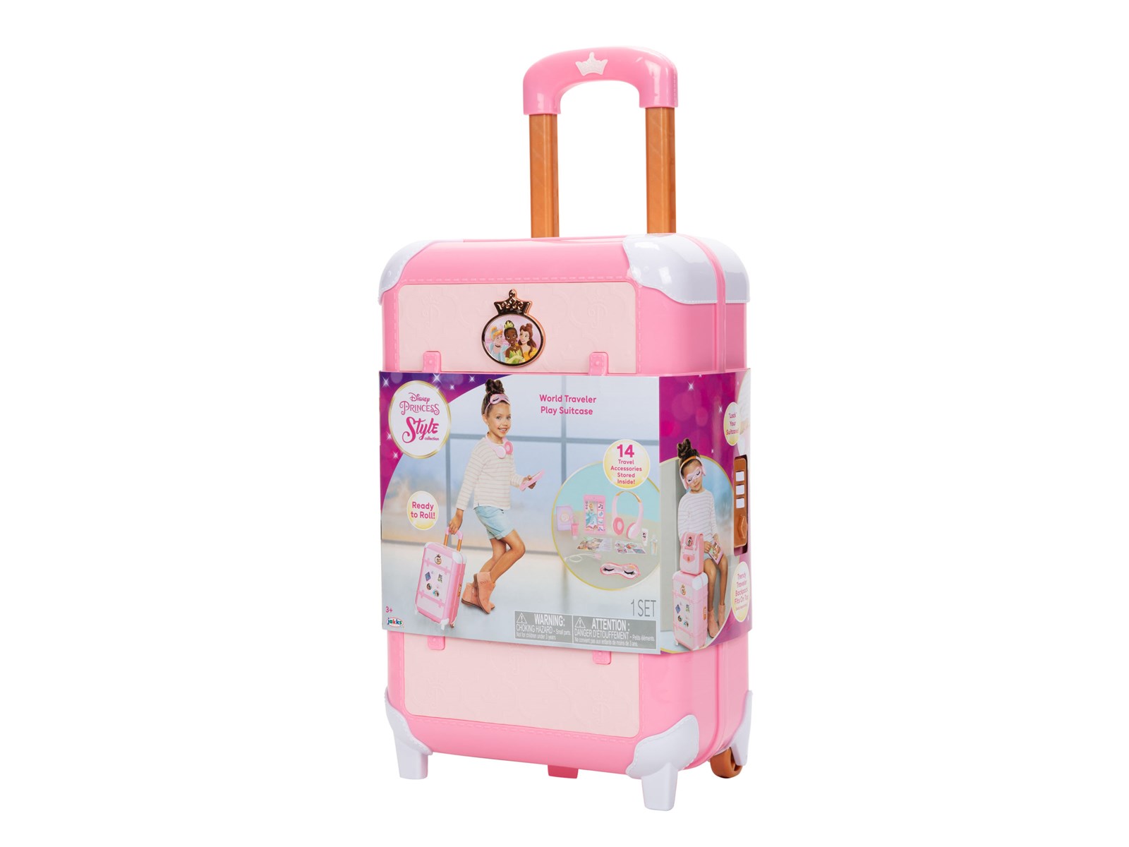 Jakks Disney Princess - Style Collection World Traveler Play Suitcase