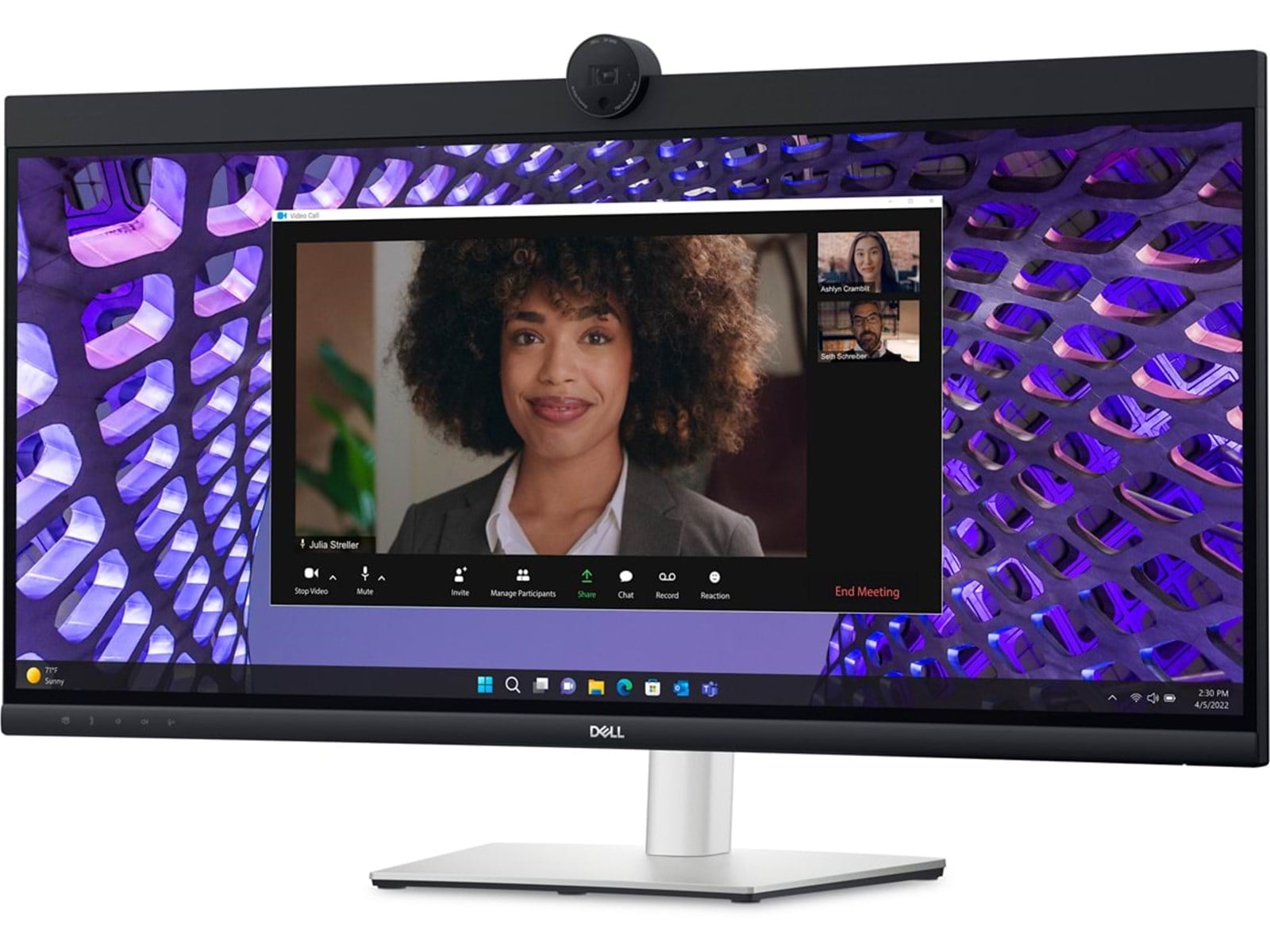 34" Dell P3424WEB - 3440x1440 (UWQHD) - 60Hz - IPS - 90W USB-C - KVM switch
