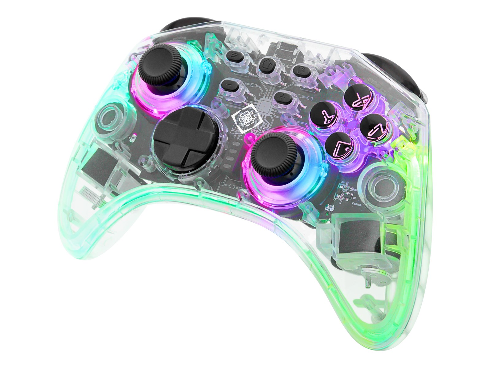Deltaco Transparent RGB - Wireless Controller - Android | Billig