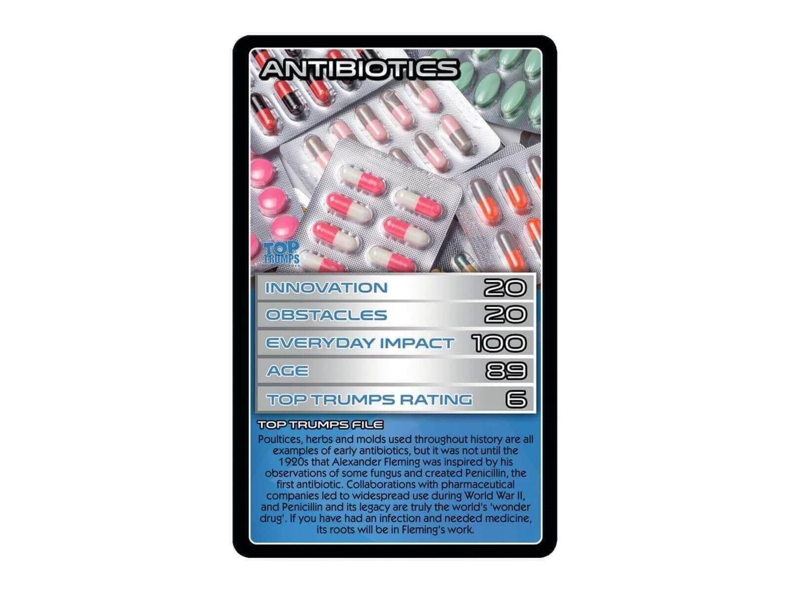 Winning Moves Sensational Science STEM Top Trumps Card Game (English)