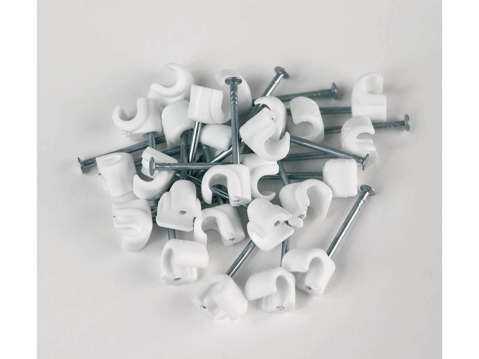 Proove Cable clips 5mm 25-pack White | På lager | Billig