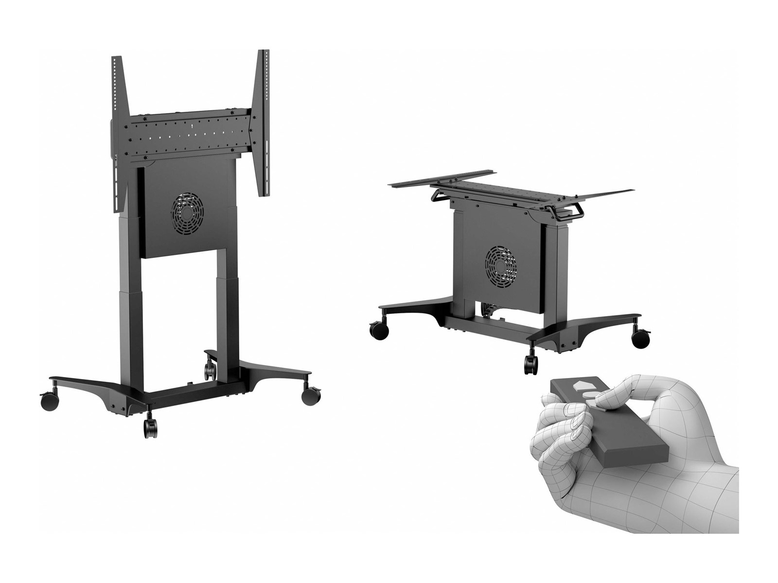Multibrackets M Motorized Touch Tilt & Table 100 kg 86" Fra 75 x 75 mm