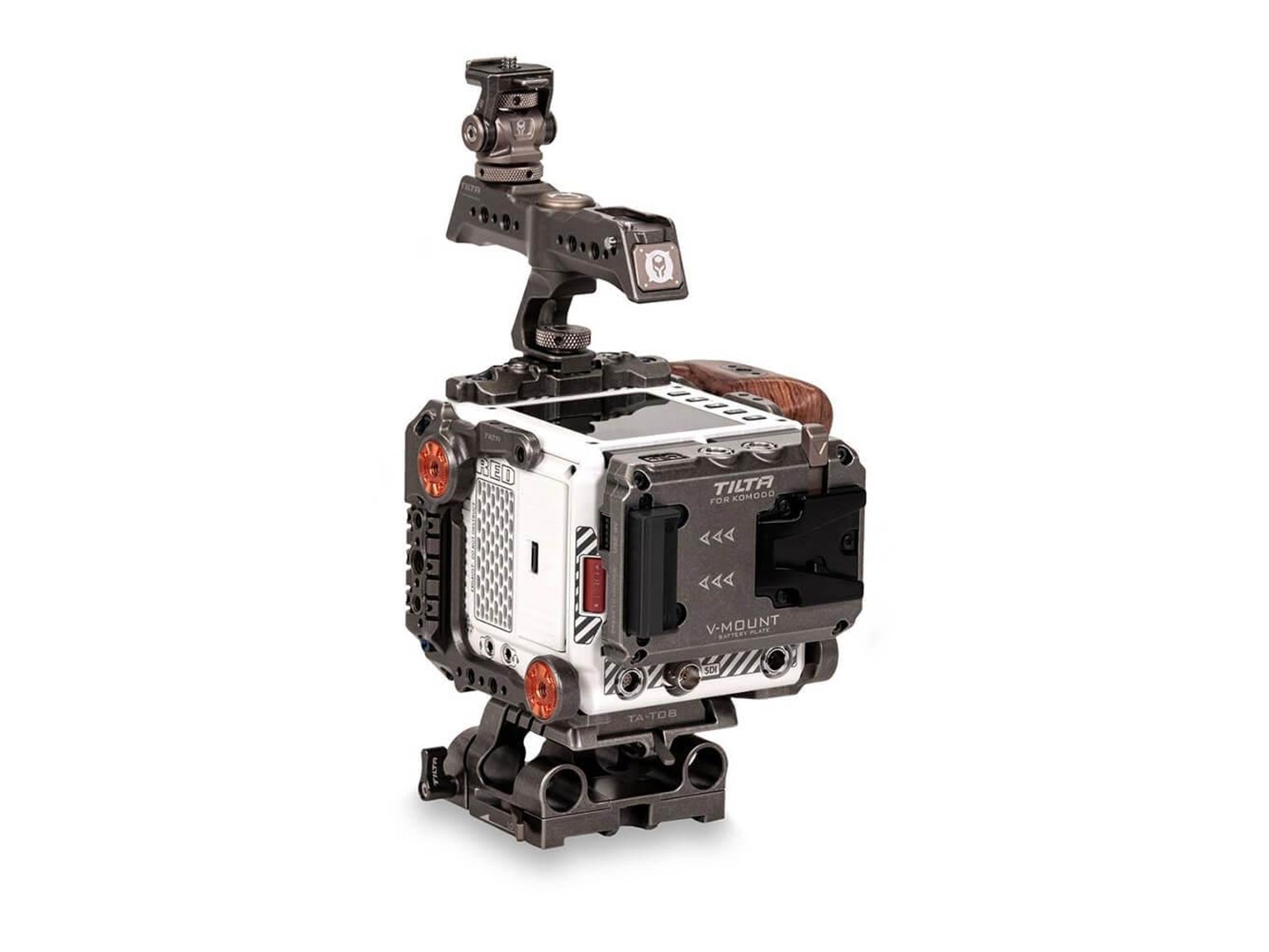 Tilta Handle (Tactical Gray, Gold Mount Tilta Red Komodo Kit E
