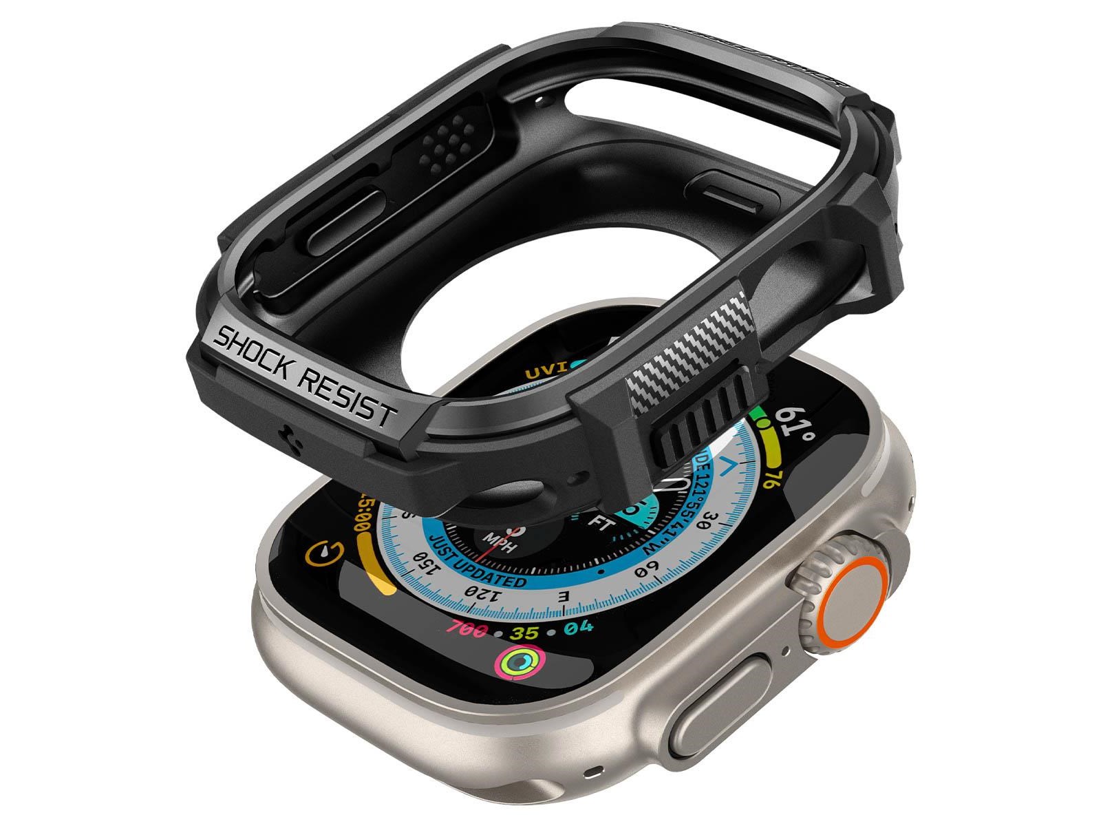 Spigen Rugged Armor - black - Apple Watch Ultra 3/2/1 | Billig