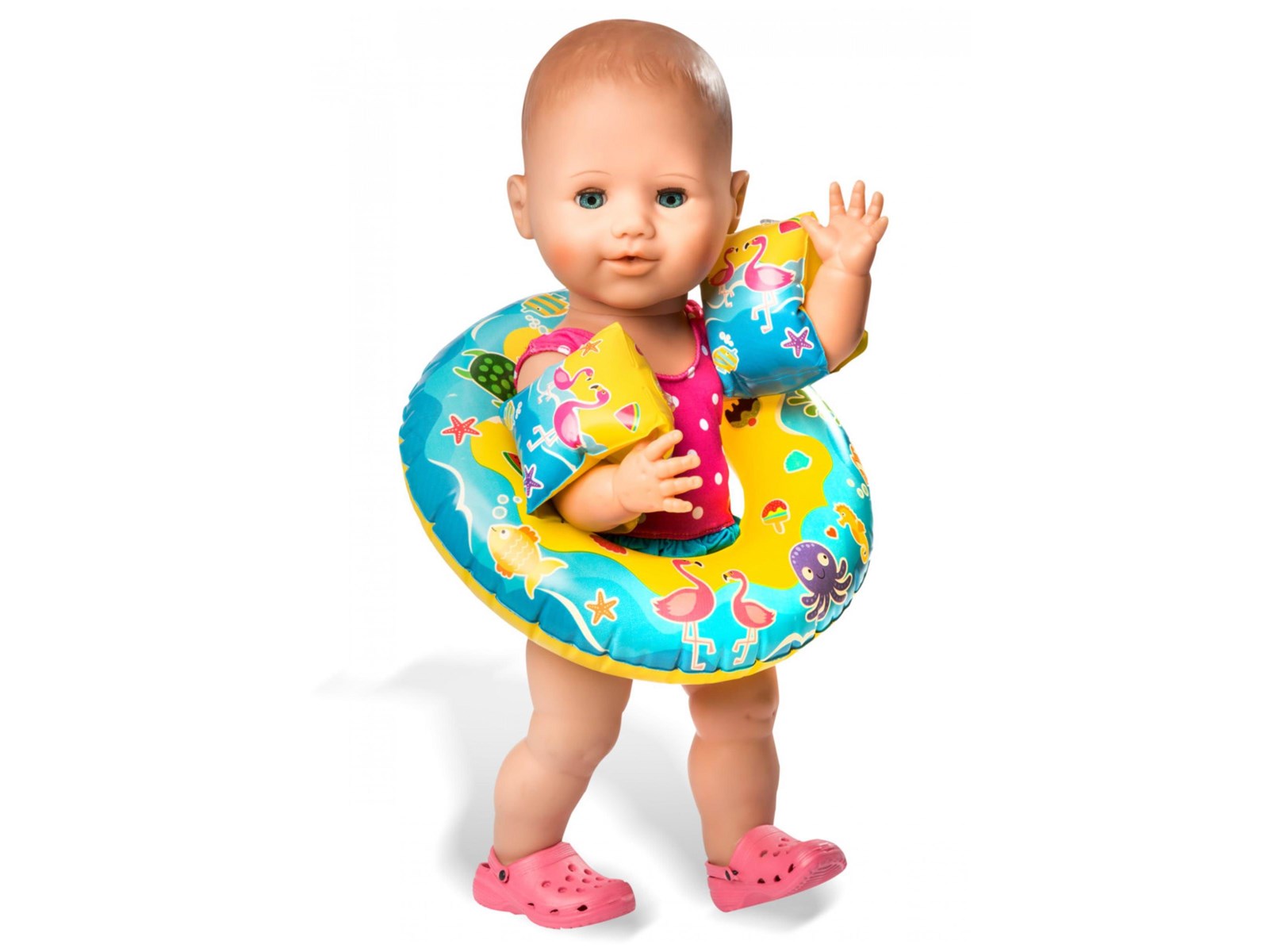 Heless Dolls Swimming Ring with Swimming Bands | Billig
