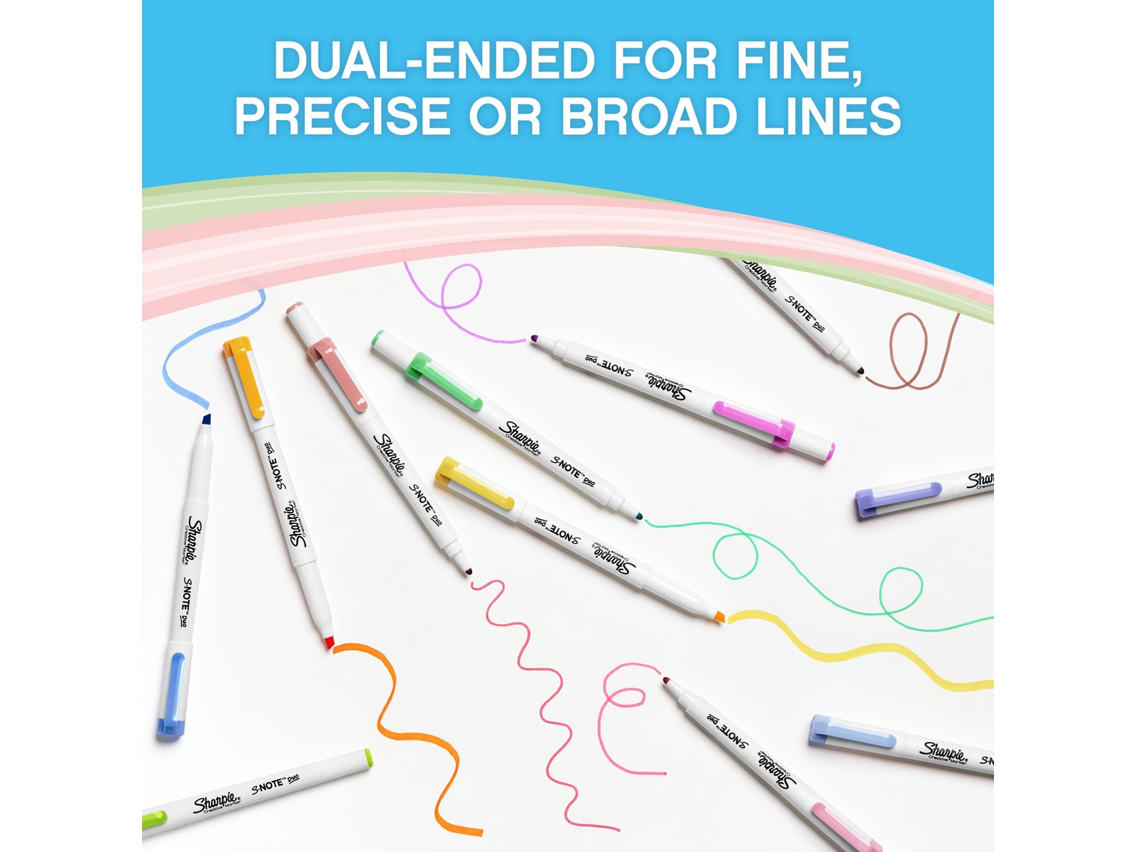 Sharpie S-Note Duo overstregningstuscher | Kreative markører med to ...