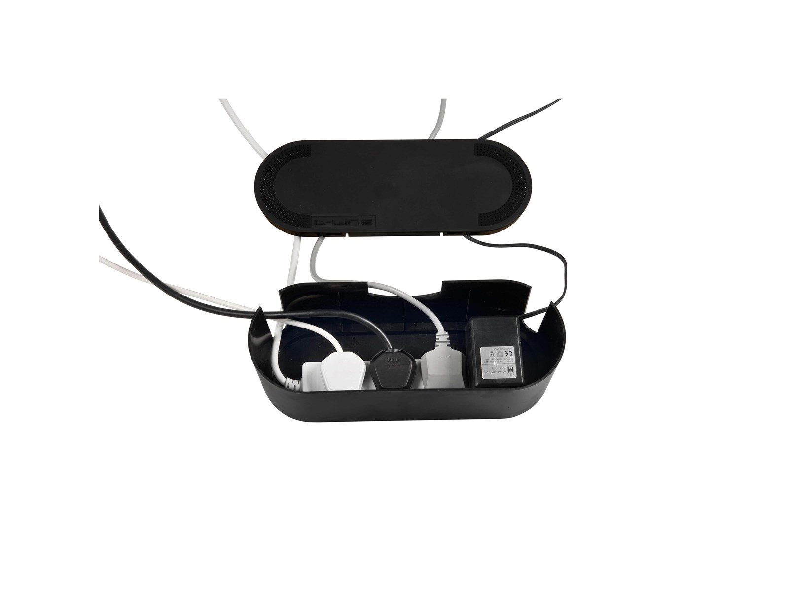 D-LINE Cable Box Small Black | Billig