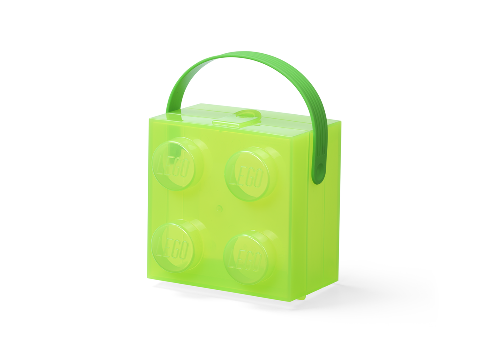 LEGO Box W. Handle Translucent Green | Billig