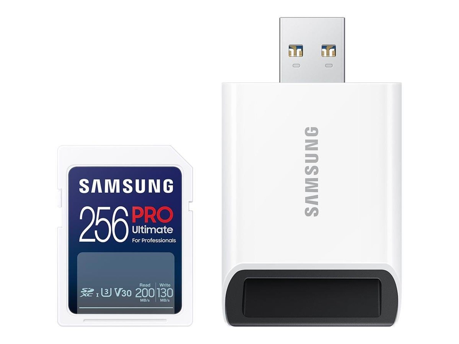 Samsung PRO Ultimate SD + Reader - 200MB/s - 256GB | Billig