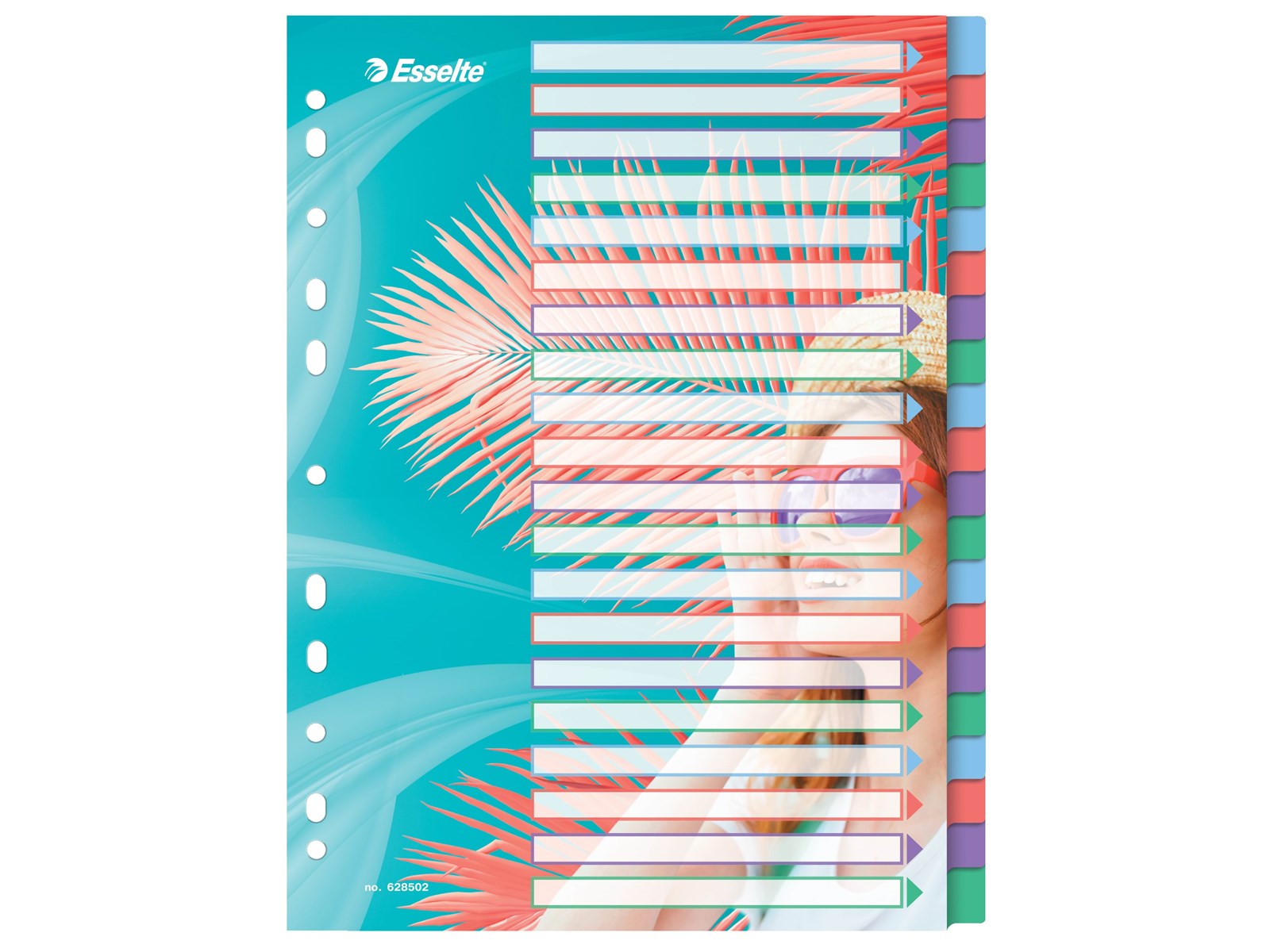Esselte Colour'Breeze A4-register 20 faner, PP | På lager | Billig
