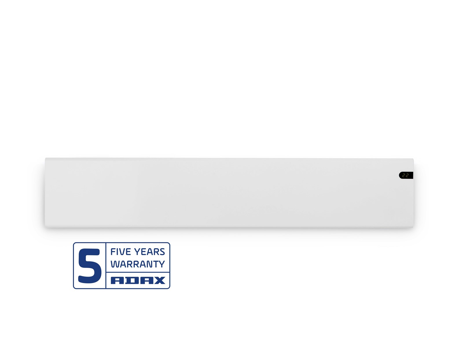 Adax Neo Liste Elradiator 600W 230V, 200x870x80 mm, Hvid | På lager