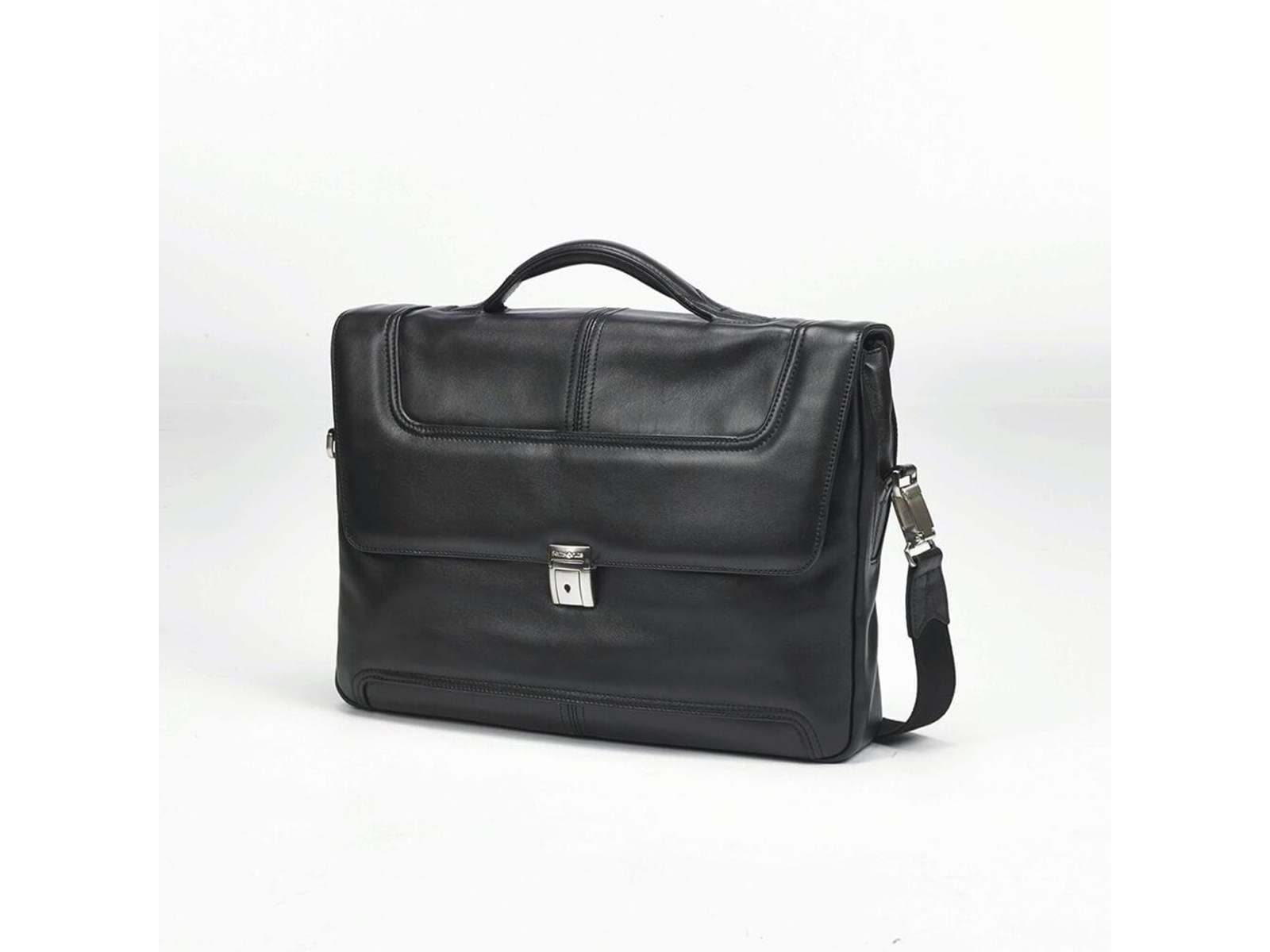 Samsonite Computer bag SIDAHO 15.6" Portfolio Leather Black | Billig