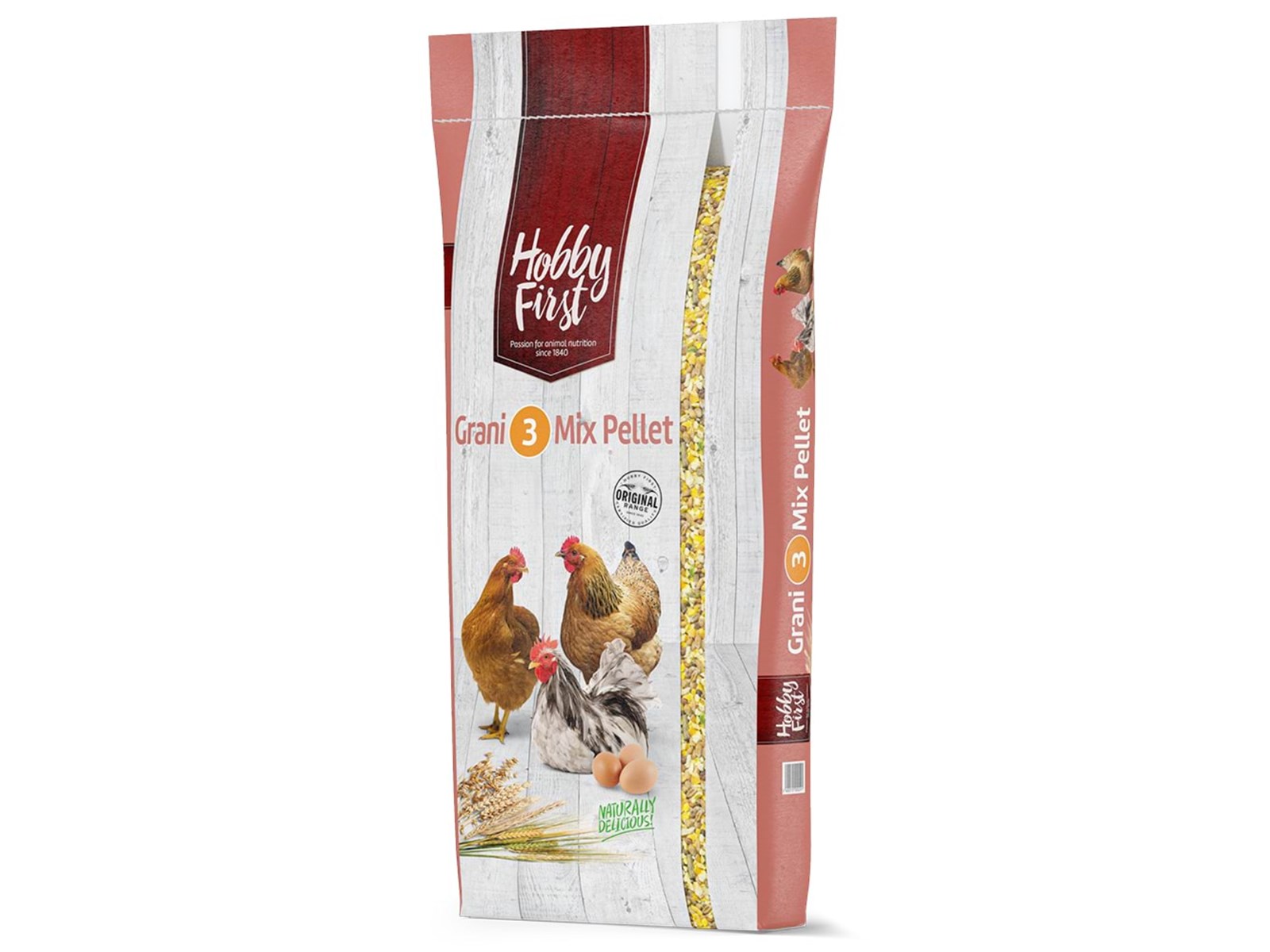 Hobby First Grani 3 Mix Pellet Fuldfoder til æglæggende høns 20kg