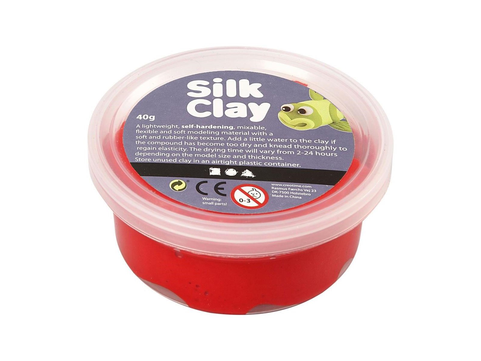 Silk Clay - Red 40gr. | Billig
